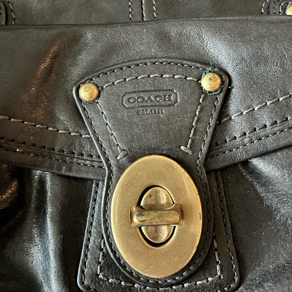 Coach | Bags | Coach Legacy 65th Anniversary Black Leather Shoulder Bag ...